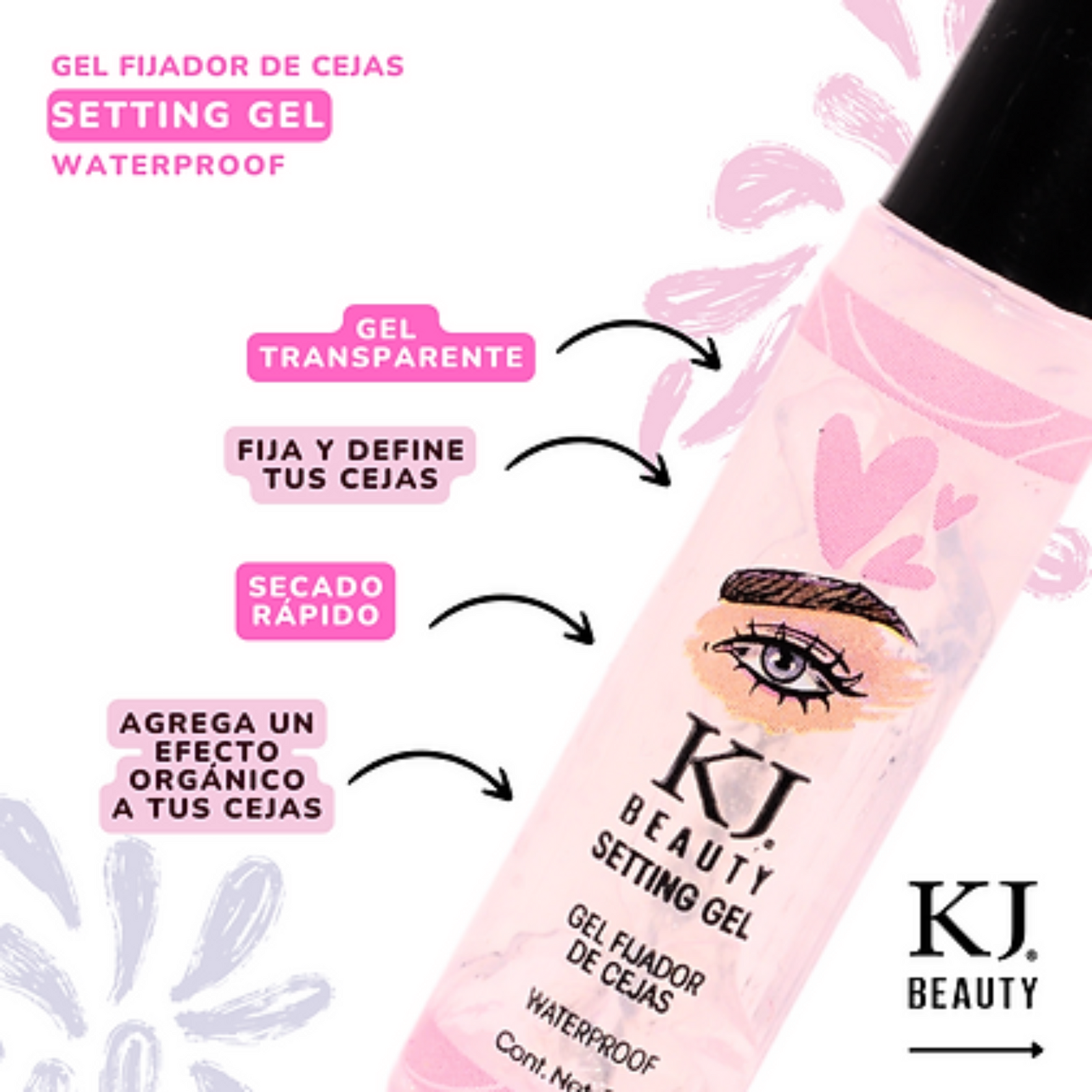 GEL FIJADOR DE CEJAS SETTING GEL KJ 5GR – Distribuidora Mairim