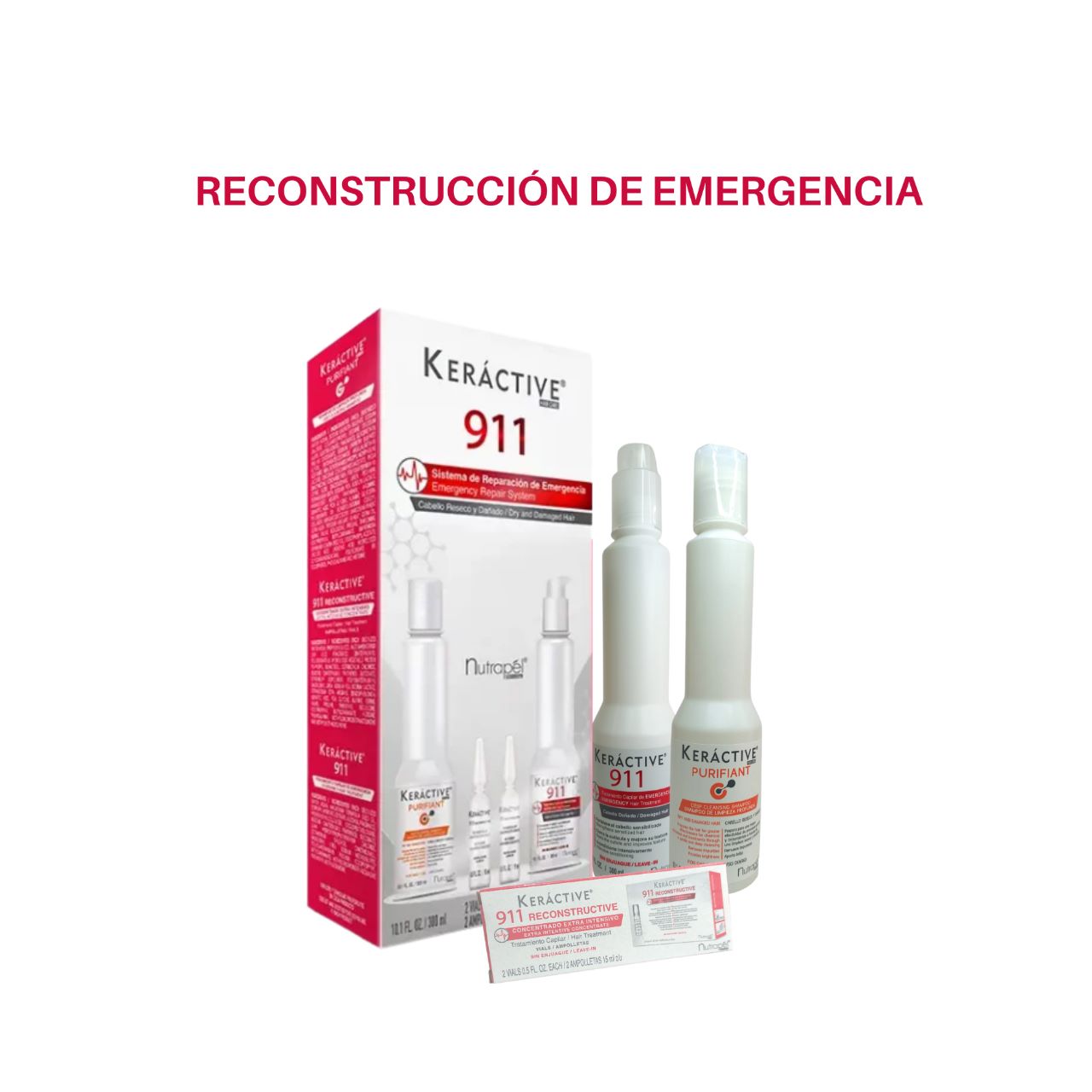KIT SISTEMA INTEGRAL 911 KERACTIVE NUTRAPEL – Distribuidora Mairim